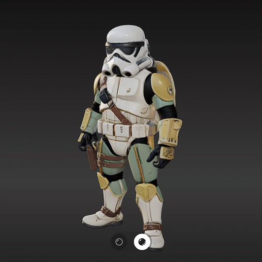 🫡 Stormtrooper Ninja Turtle Style・ STL File for 3D printing・Cults