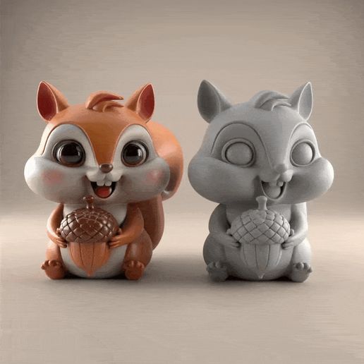 📁 Cute Squirrel 3D STL File for Printing Fun・ STL File for 3D printing ...