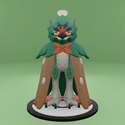 🐉 Pokemon No. 724 Decidueye・ STL File for 3D printing・Cults