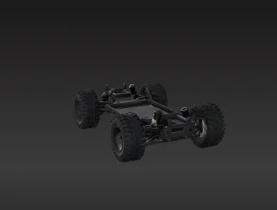 🖼️ Performance Tube Frame Chassis Upgrade for SCX24 RC Trucks・ STL File ...