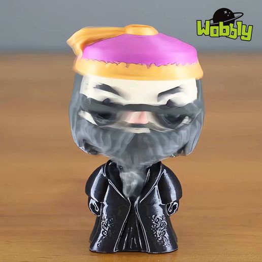 🪄 Albus Dumbledore Bobble Head・Free STL File for 3D printing・Cults