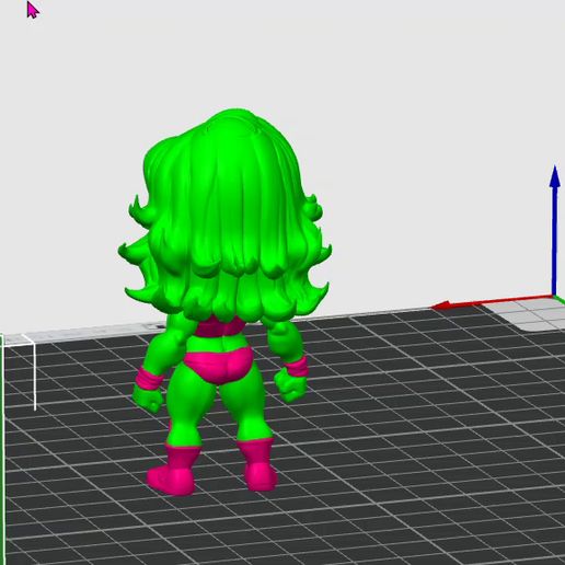 👩 SHE HULK・ 3MF File for 3D printing・Cults