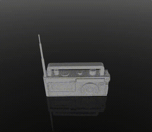 📻 Vintages Radio・ STL File for 3D printing・Cults