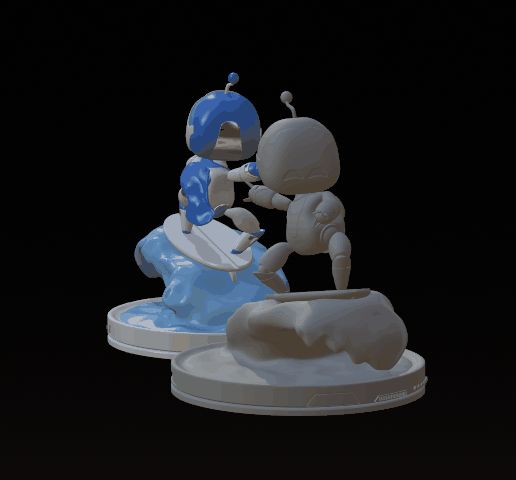 🤖 Astro bot 3d model, astro's playroom, astro bot surfer. Stl, 3d model ...