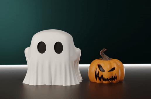 🎃 MTG Halloween DECK BOX COMPATIBLE WITH COMMANDER DECKS: Cute Ghost ...