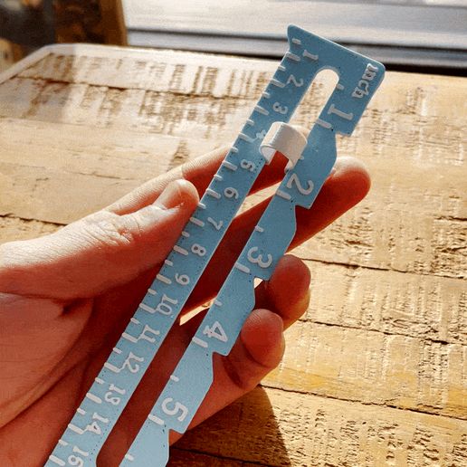 📏 Sliding ruler/gauge #1・ STL File for 3D printing and CNC machining ...