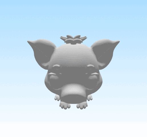 👶 CUTE BABY PIG・Free STL File for 3D printing・Cults