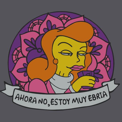 🆓 Image "Not now, I'm too drunk" from the SIMPSONs for free・Free STL ...