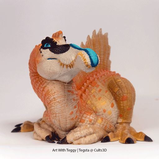 🦖 Sandy Spinosaurus・ STL File for 3D printing・Cults