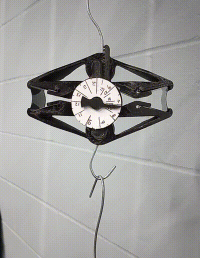 🛠️ Binder Clip Spring Scale・Free 3D File for 3D printing・Cults