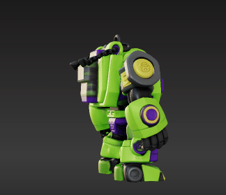 🚧 Chunky Construction Combiner Bot - Chibi Keychain Figure・ STL File ...