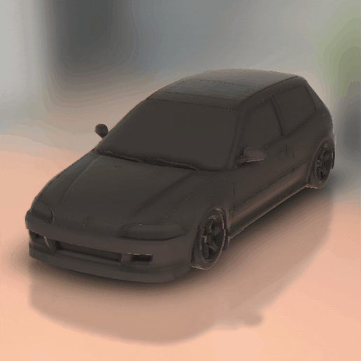 🏎️ 1992 Honda Civic EG6・ 3D File for 3D printing・Cults