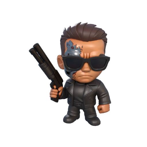 👾 Terminator chibi・ STL File for 3D printing・Cults