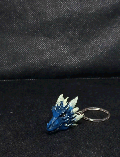 🐉 Dragon keychain (Print in place No Supports)・ STL File for 3D ...