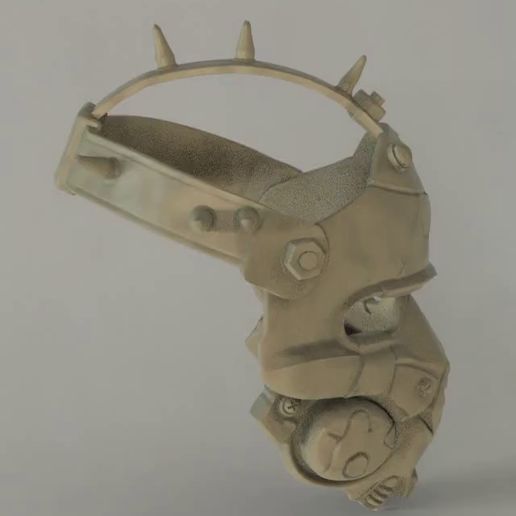 🪖 Borderlands 4 Ripper Psycho Mask 3D Model | Modular Printable Cosplay ...