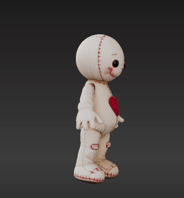 👽 Flexible Mini Doll with Sewn Seams and Optional Pins – 3D Printable ...
