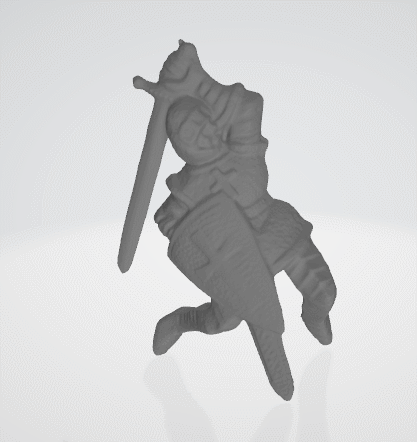 STL file KNIGHT WITH SWORD AND SHIELD 54MM FIGURE MODEL TOY 1/32・Model to download and 3D print ...