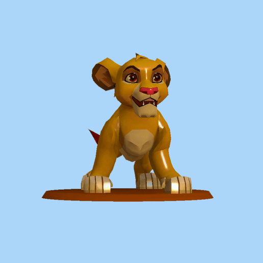 🤴 Simba・Fichier 3D pour Impression 3D・Cults