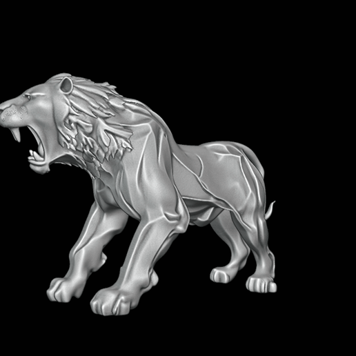 🦁 Roaring Alpha Lion Sculpture - K195 Gift Bust Figure Unique ...