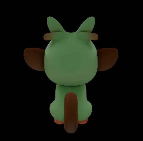 🐉 Grookey Pokemon・ STL File for 3D printing・Cults