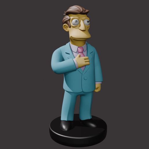 💯 SEYMOUR SKINNER - THE SIMPSONS - 3D figure Infinity/Disney style (100 ...