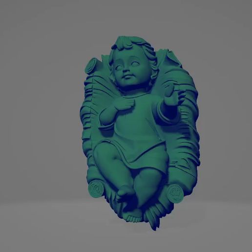 👶 Baby Jesus – 3D Print STL・ STL File for 3D printing・Cults