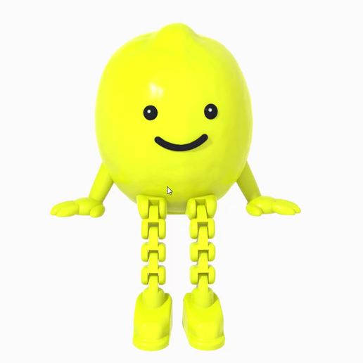 🍋 Lemon Man – Articulated 3D Printable Citrus Buddy・ STL File for 3D ...