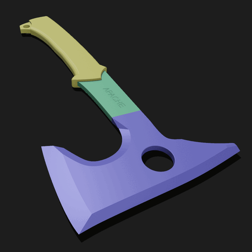 STL file Tactical Hatchet ( Melee-Prop ) 1/1 Scale 🔫 (3MF)・Template to ...