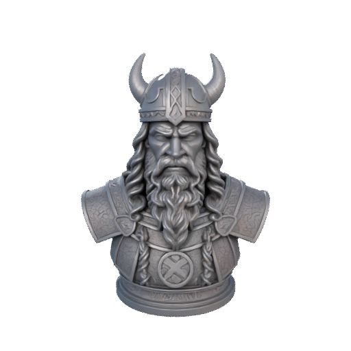 👤 Bust of Odin・ STL File for 3D printing・Cults