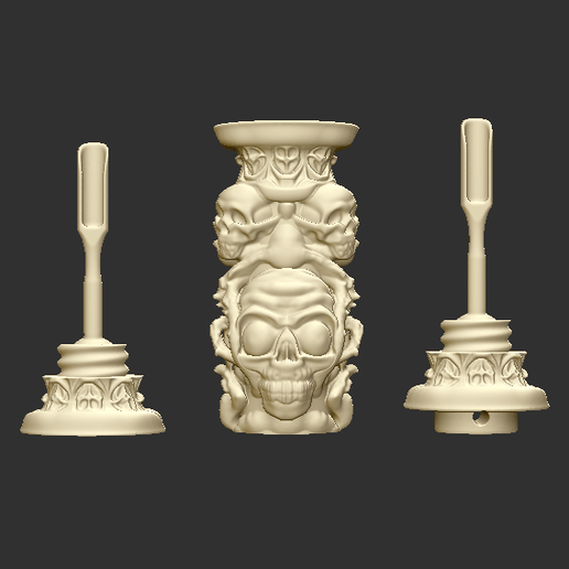 🛥️ MINI BOTE SNIFFER CALAVERAS TOTEM. DEPOSITO CONTENEDOR . INHALADOR ...