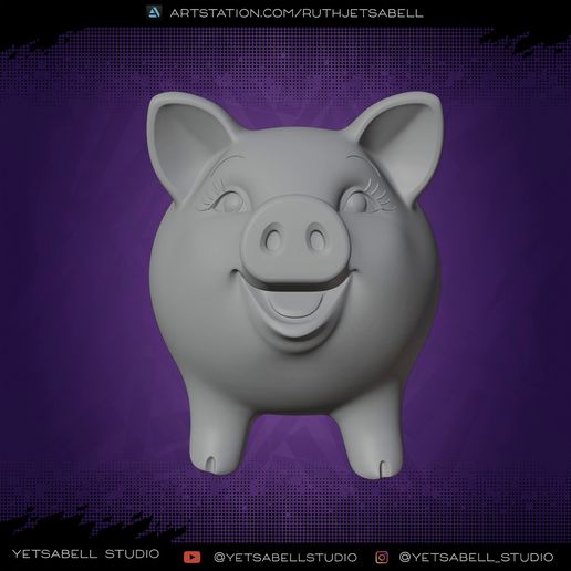 🐖 cerdo・Archivo STL para Impresión 3D・Cults