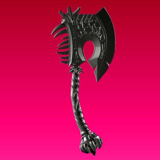 🪓 fancy axe・ STL File for 3D printing・Cults