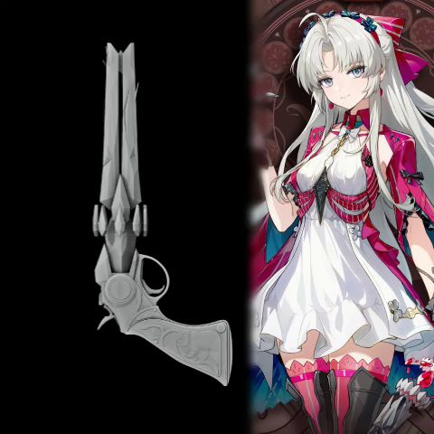 Archivo STL The Last Dance - Carlotta Signature Gun - Wuwa Wuthering ...