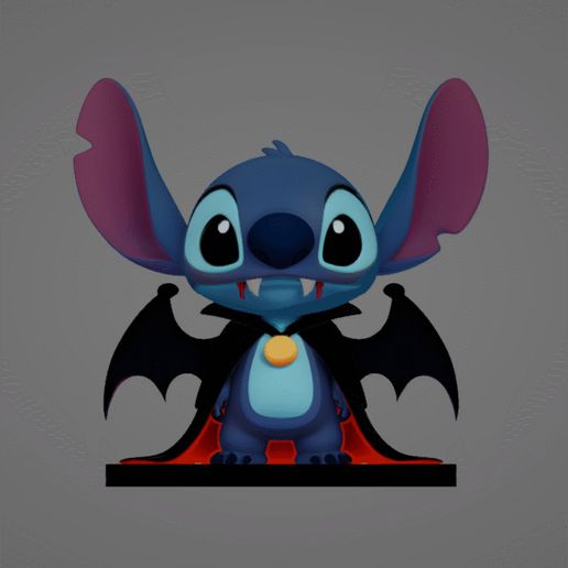 🎃 Halloween Vampire Stitch・ 3MF File for 3D printing・Cults
