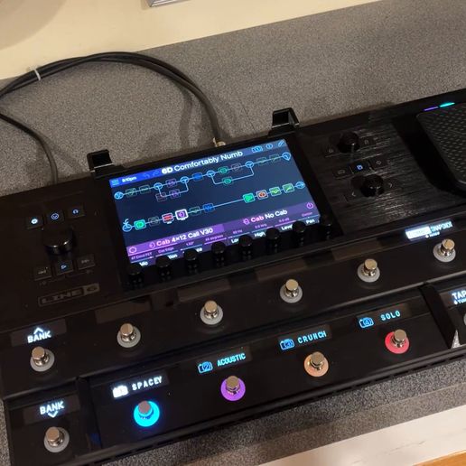 🏟️ Blocos de dobradiças para Line 6 Helix Stadium Placa protetora do ...