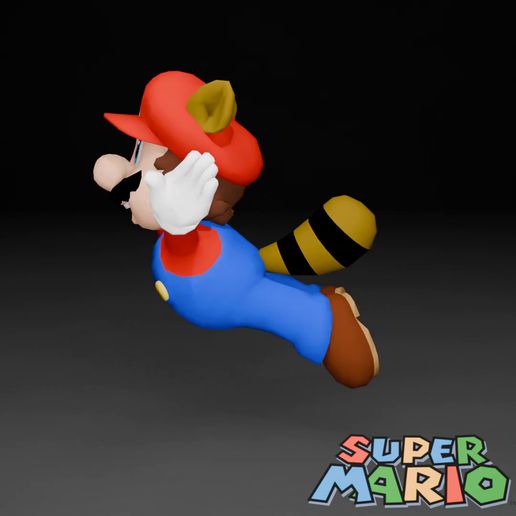 🦝 Raccoon Mario Takes Off! - Classic Super Mario / Raccoon Mario Takes ...