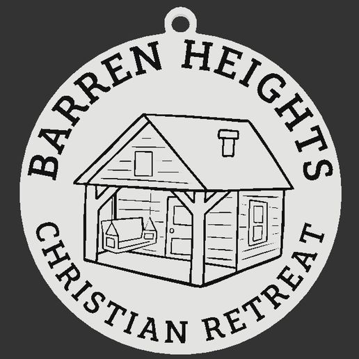 🎄 Barren Heights - Christmas Ornament・Free STL File for 3D printing・Cults