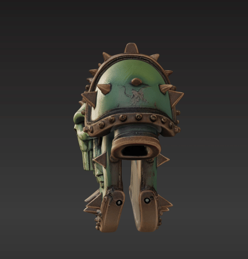 👽 Corrupted Battle Armor STL – Exaggerated Spikes & Rotting Surface ...