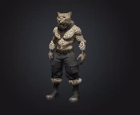 🐆 GMA Leopard Stl Glb for 3D Printer・ 3D File for 3D printing・Cults