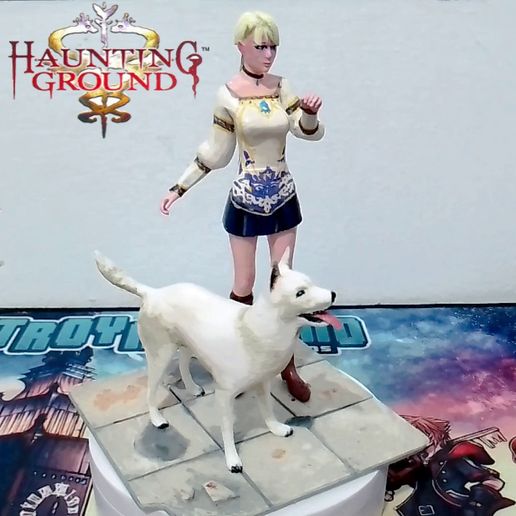 🐕 Haunting Ground - Fiona & Hewie (Demento)・ STL File for 3D printing・Cults
