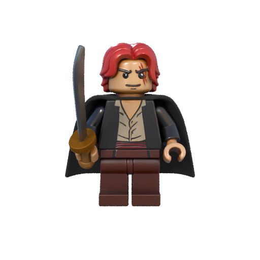 👩‍🦰 LEGO Shanks the Redhead・Free STL File for 3D printing・Cults