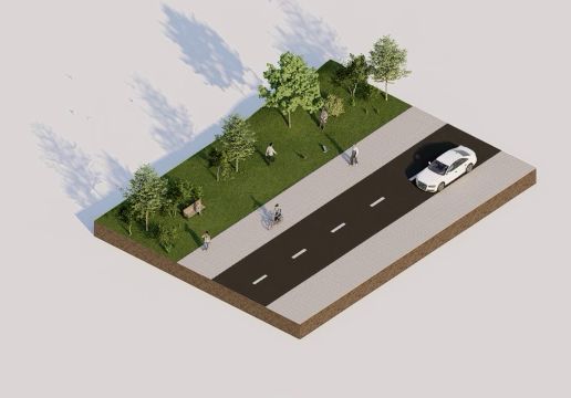 🧑‍🦼 Road Diagram Urban Design animated・ STL File for 3D printing・Cults