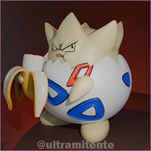 3D file ANGRY TOGEPI - POKEMON BANANA MEME 😡 ・Model to download and 3D ...
