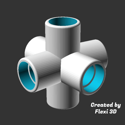 Free 3MF file Customize OpenSCAD 3D Pipe Angle with 6 Elbow/Hollow Tube Join V1 🧑‍🔧 (SCAD ...