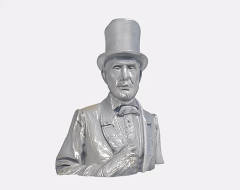 3D file GMA Abraham Lincoln Bust Historical Figure STL for 3D Printer 👤 ...