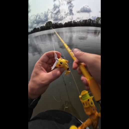 🎣 Pokemon Fishing Lure Pikachu 🎣・ STL File for 3D printing・Cults