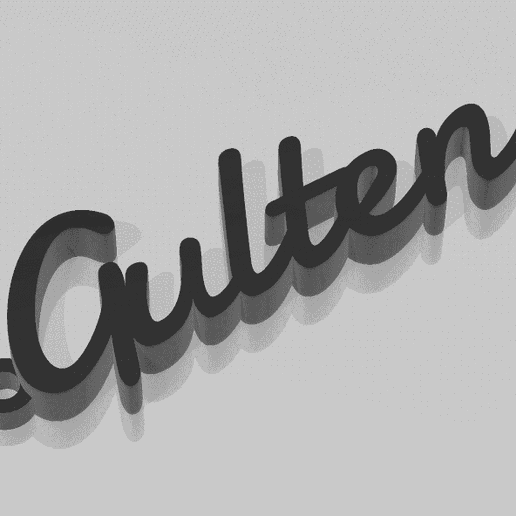 👩 Gulten・ STL File for 3D printing・Cults