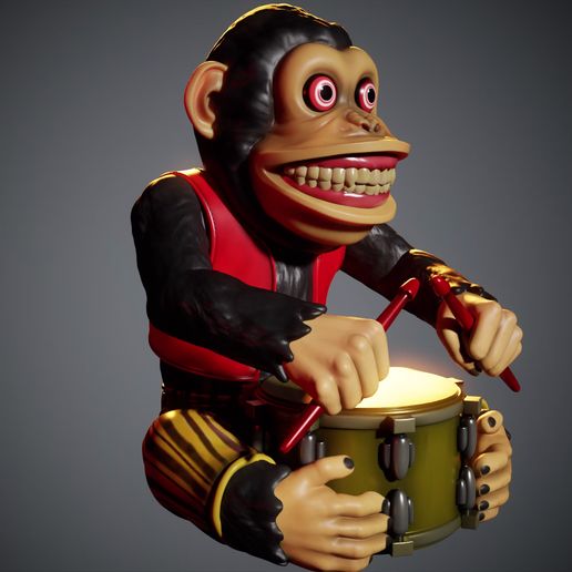 🐒 The Monkey・ STL File for 3D printing・Cults