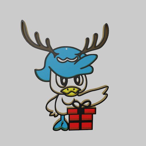 Free STL file CHRISTMAS TREE ORNAMENT - POKÉMON COIFFETON - Generation ...