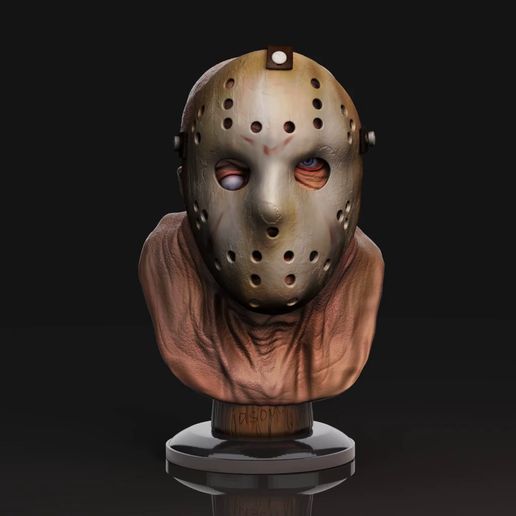 👤 JASON VOORHEES - MASK STYLE BUST・ 3D File for 3D printing・Cults